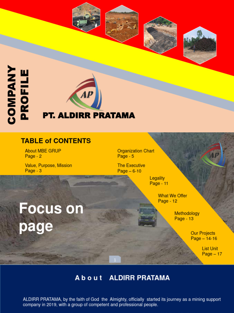 Compro Aldirr Pratama | PDF | Mining | Employment