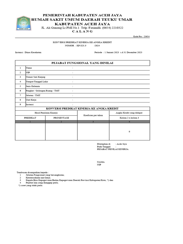Pak 2023 Konversi | PDF