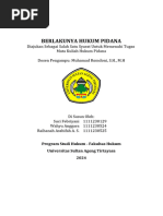 Locus dan Tempus Delicti dalam Hukum Pidana | PDF