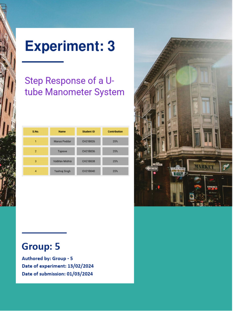 ManoMeter PCI Lab Report grp-5 | PDF | Pressure | Pressure Measurement