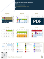 Calendario 2025a 2do. Semestre | PDF