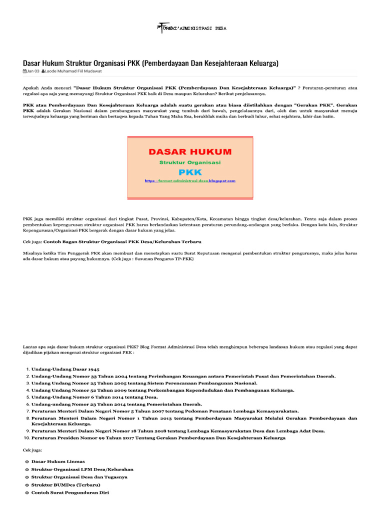 Konsideran PKK | PDF