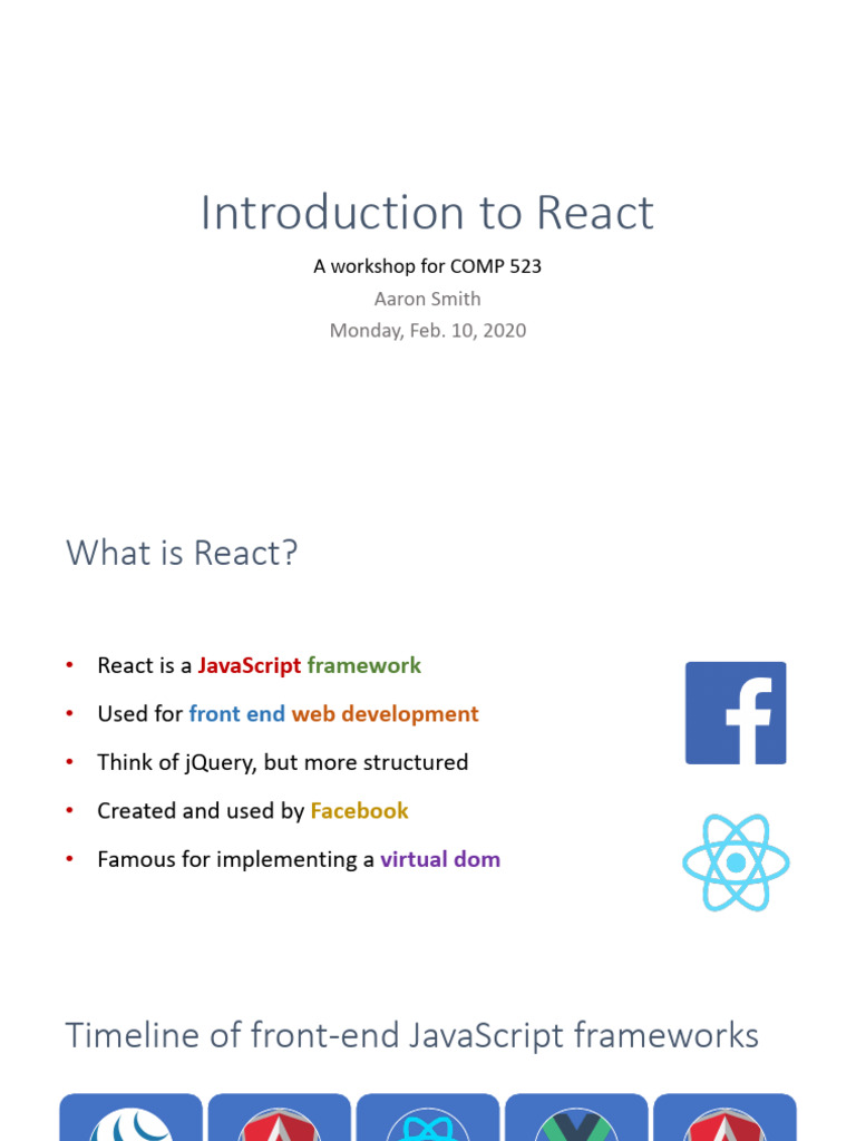 React Slides | PDF