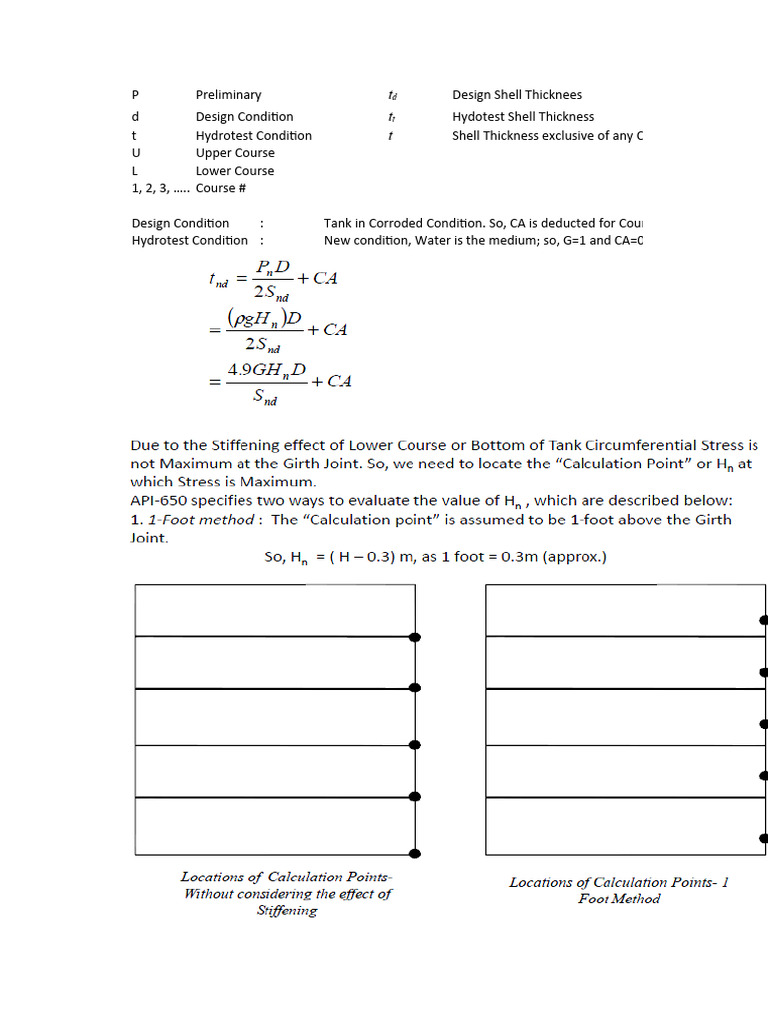 API 650 - Cone Roof Tank Analysis | Download Free PDF | Stress ...
