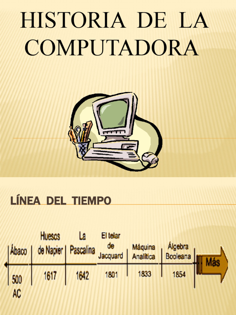 Historia de la Computadora: Línea del Tiempo | PDF | Informática ...