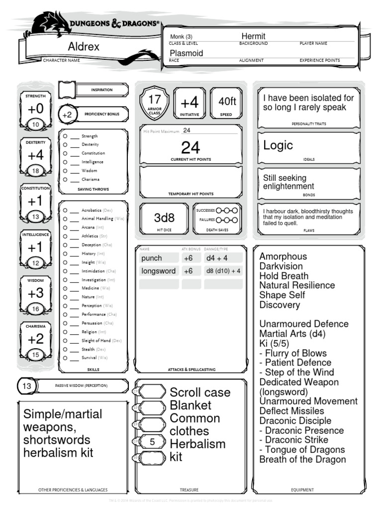 Character | PDF | Role Playing Games