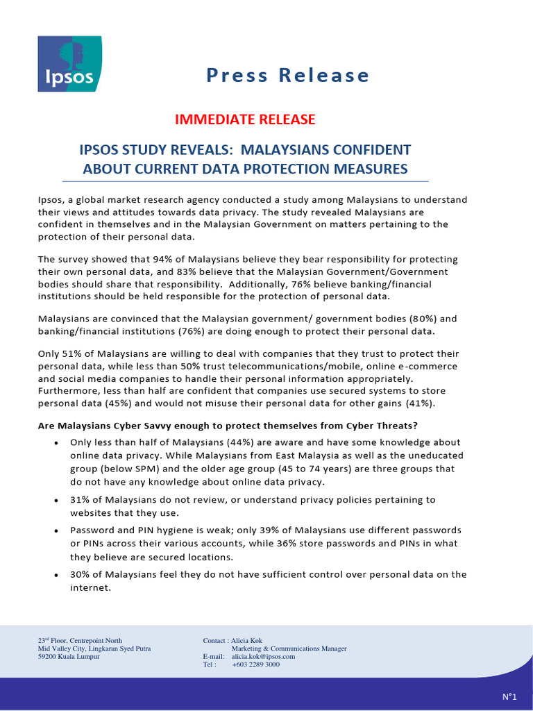 Data Privacy Eng | PDF | Privacy | Malaysia