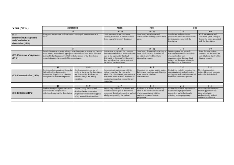 Video Rubric | PDF | Cognition