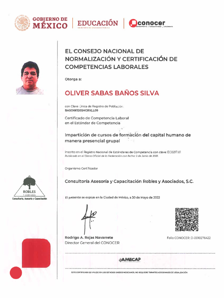 Cert 217.oliver | PDF