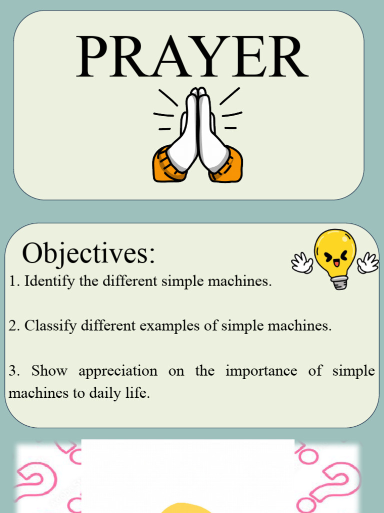 A Simple Machine Makes Work Easier and Requires Less Force. | PDF ...