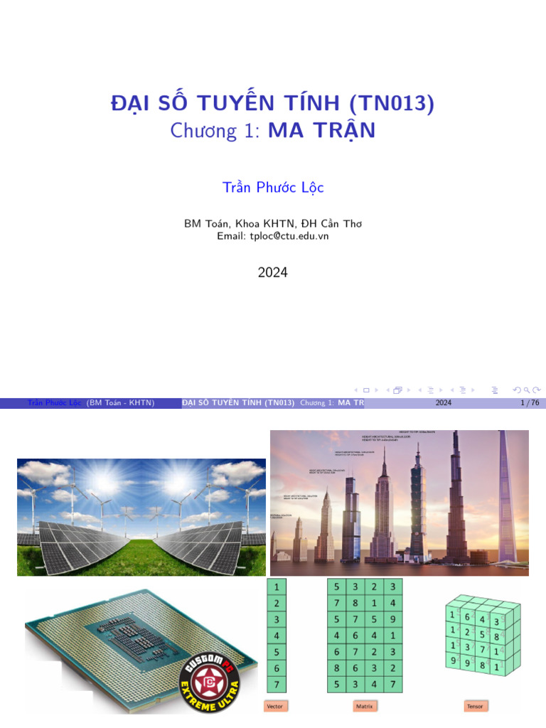 Bai Giang DSTT - C1 - 2024-01-01 | PDF