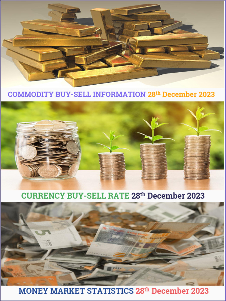 Daily Commodity, Currency & Money Market Update - 28th Dec 2023 | PDF | Commodity Markets ...