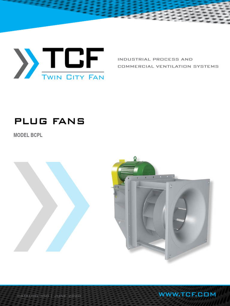 High-Temperature Plug Fans Overview | PDF | Duct (Flow) | Bearing ...