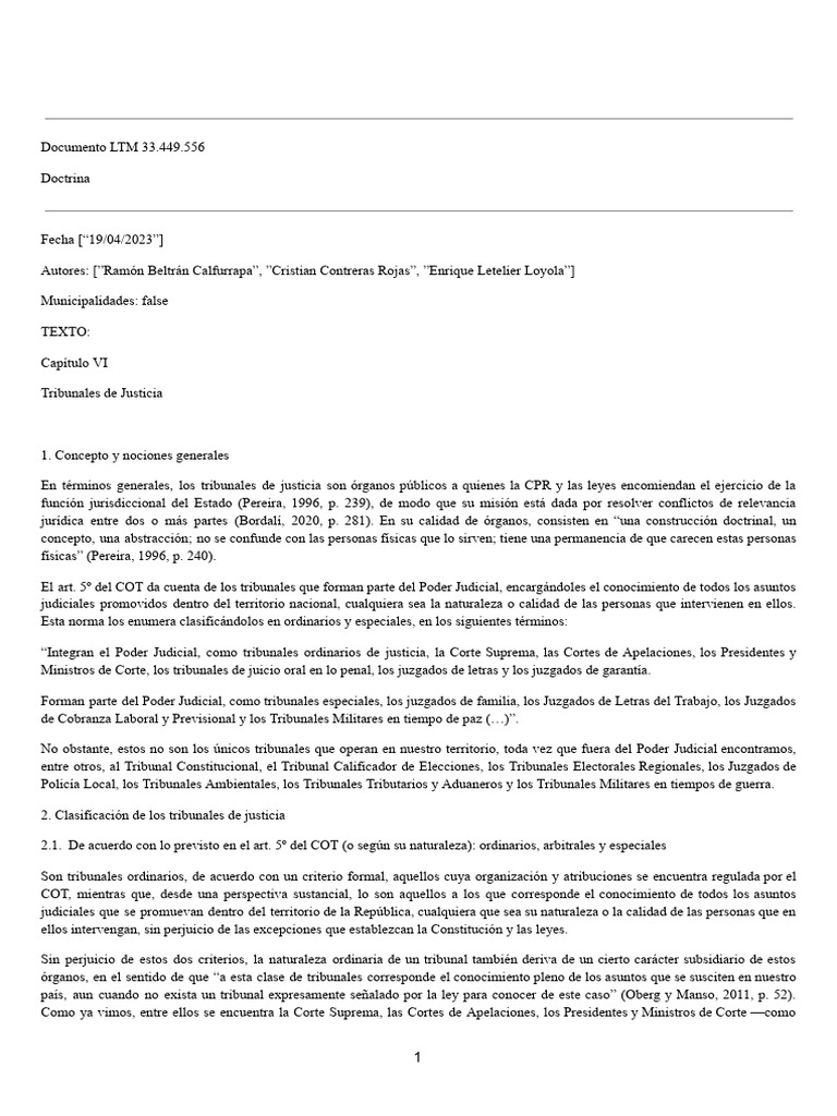 Capitulo 6 | PDF | Judicaturas | Juez