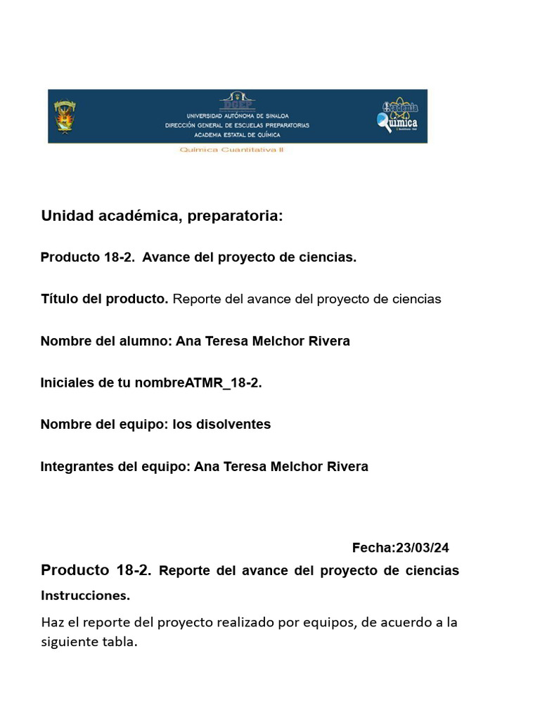 Atmr 09 Prod - Quim | PDF | Concentración | Sustancias químicas