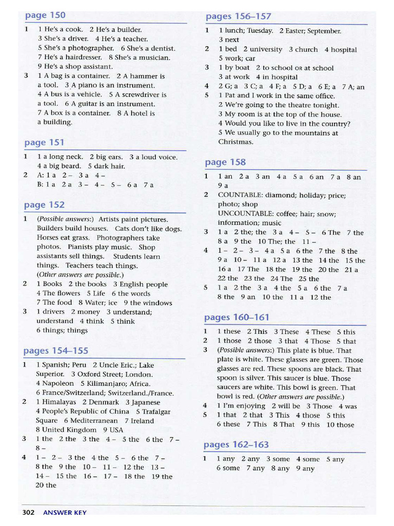 ARTICLES - ANSWERS - The Good Grammar Book - A Grammar Pactice Book For ... ARTICLES - ANSWERS - The Good Grammar Book - A Grammar Pactice Book For ...
