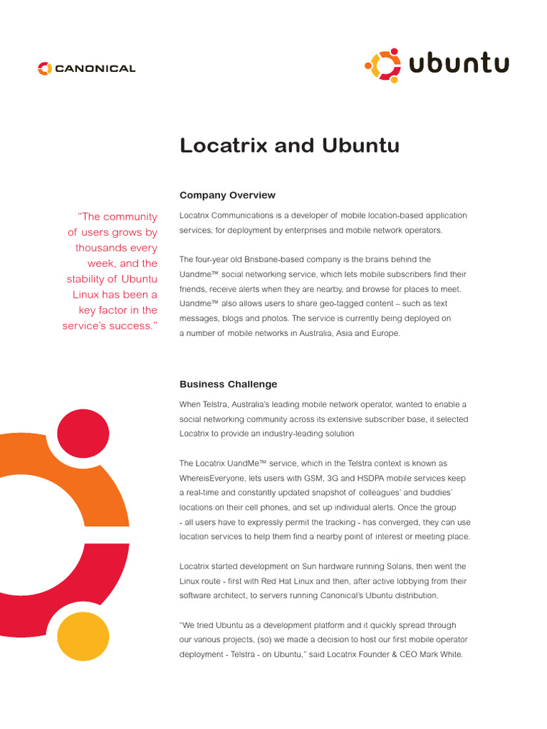 Case Ubuntu Locatrix v1 | PDF | Linux | Linux Distribution