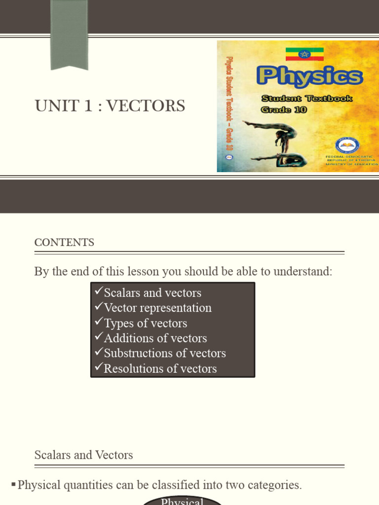 UNIT 1 | PDF | Euclidean Vector | Norm (Mathematics)