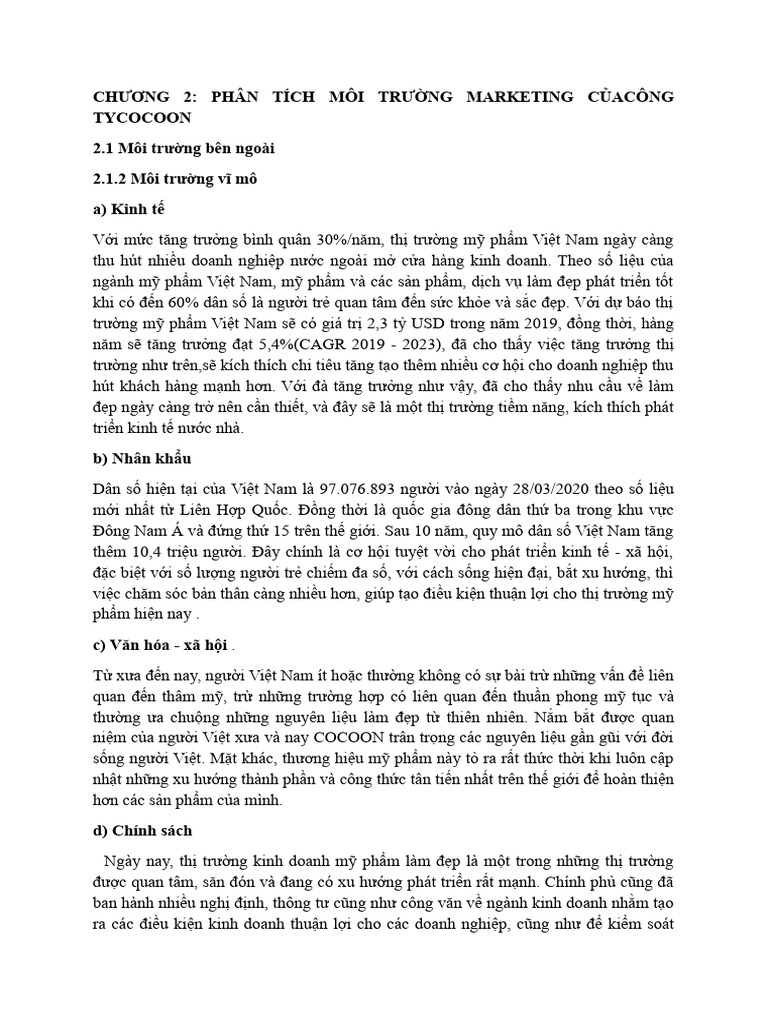 Vĩ Mô Cocoon | PDF