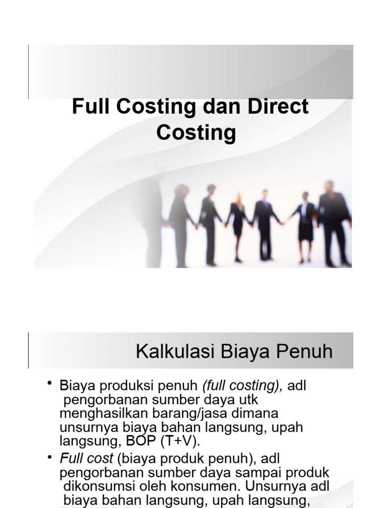 Variabel dan FUll Costing | PDF