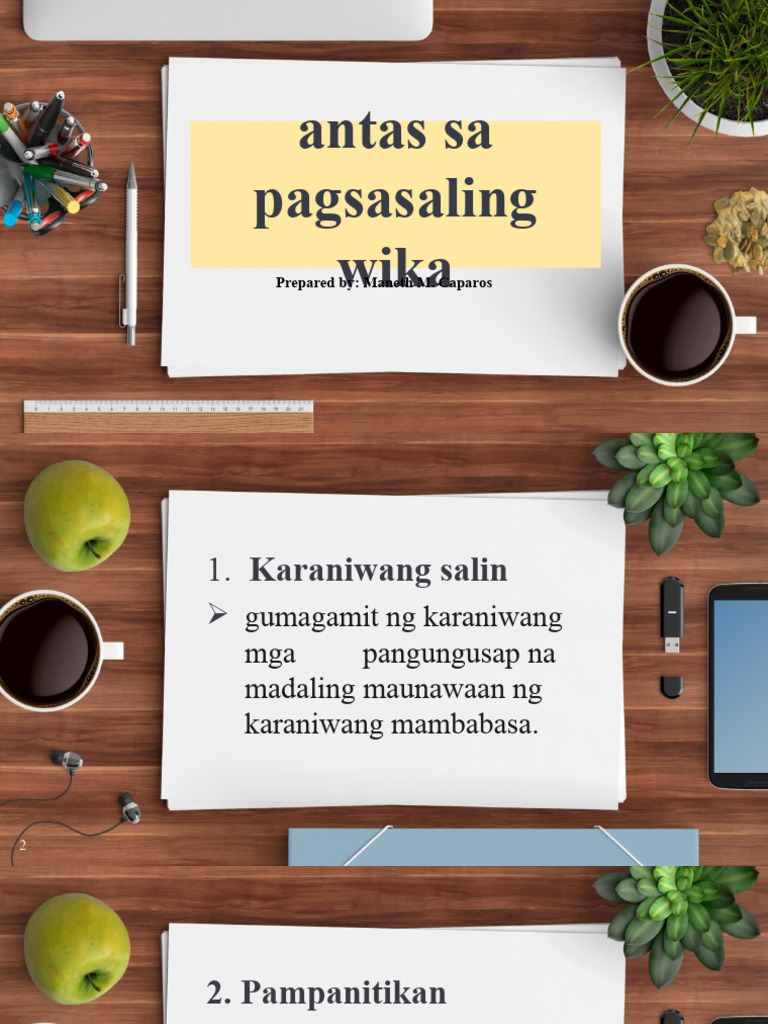 Antas NG Pagsasaling Wika | PDF