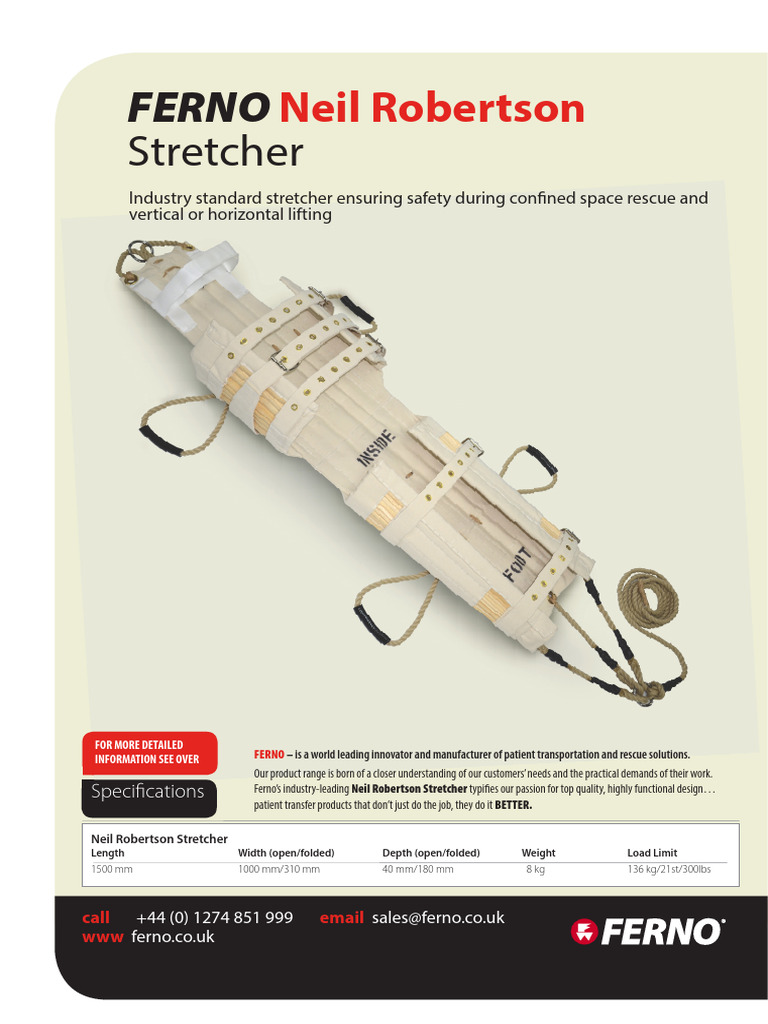 Neil-Robertson-Stretcher-Sales-Sheet_1 | PDF