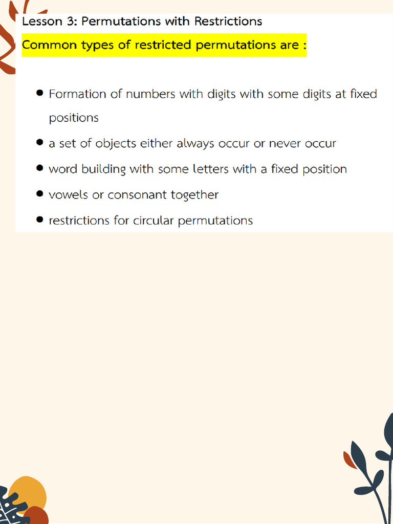 M4 Unit 1 Lessons | PDF