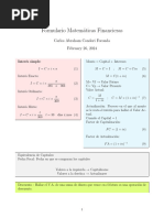 Formulas Basicas Matematicas Financieras | PDF | Finanzas Matemáticas ...