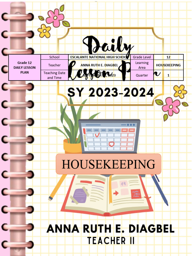 DLP Housekeeping 2023 | PDF | Learning | Teachers