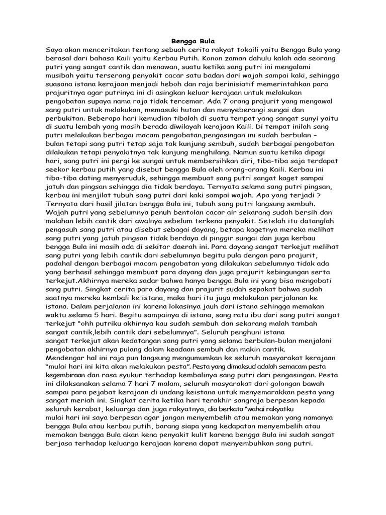Bengga Bula | PDF