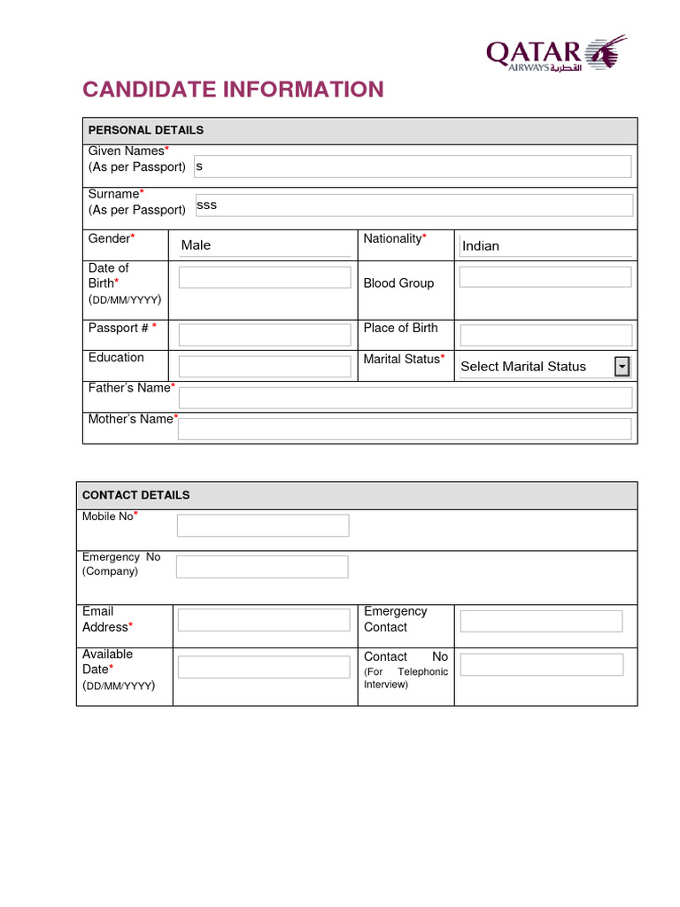 QR Form | PDF