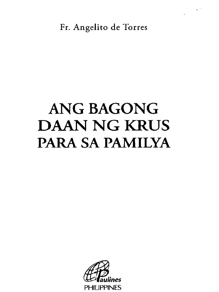 Word Converted Ang-BagongDaan-ng-Krus-para-sa-Pamilya | PDF Word Converted Ang-BagongDaan-ng-Krus-para-sa-Pamilya | PDF