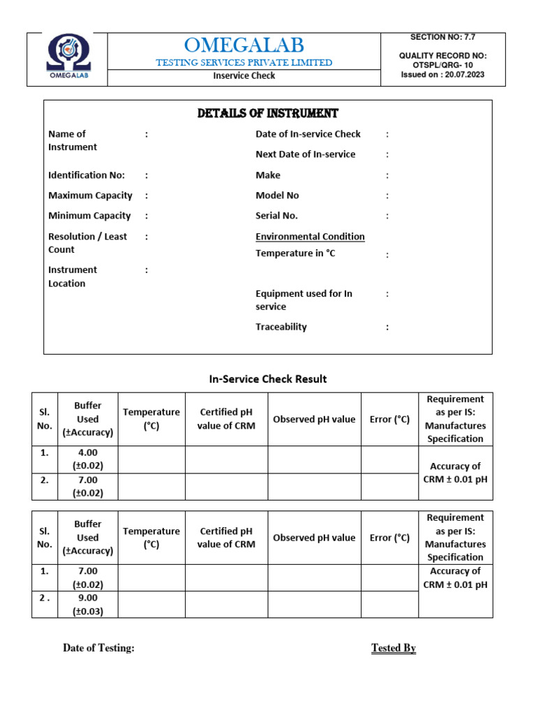 Ph Meter Pdf Ph Buffer Solution