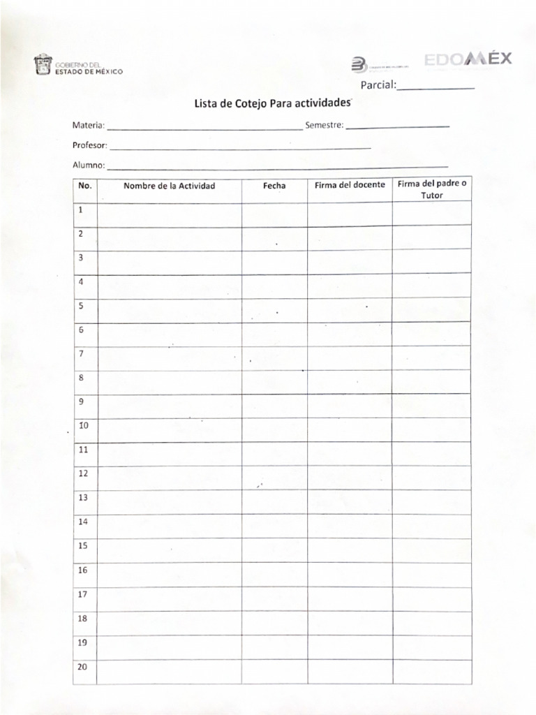 Lista de cotejo mate | PDF