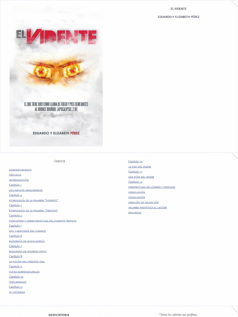 Eduardo Perez - El Vidente | PDF