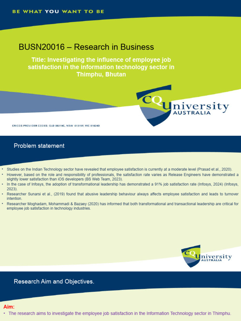 Dawa Dema BUSN20016 | PDF | Job Satisfaction | Leadership