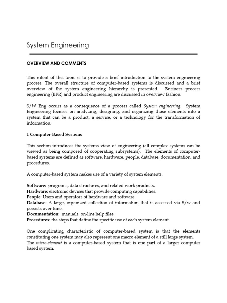 7-System Engineering-19-01-2024 | Download Free PDF | System | Conceptual Model