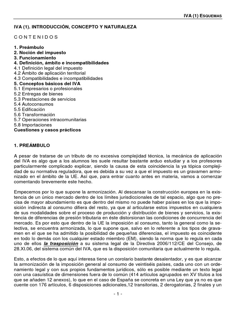 Esquema del IVA: Definición y Funcionamiento | PDF | Impuestos | Propiedad