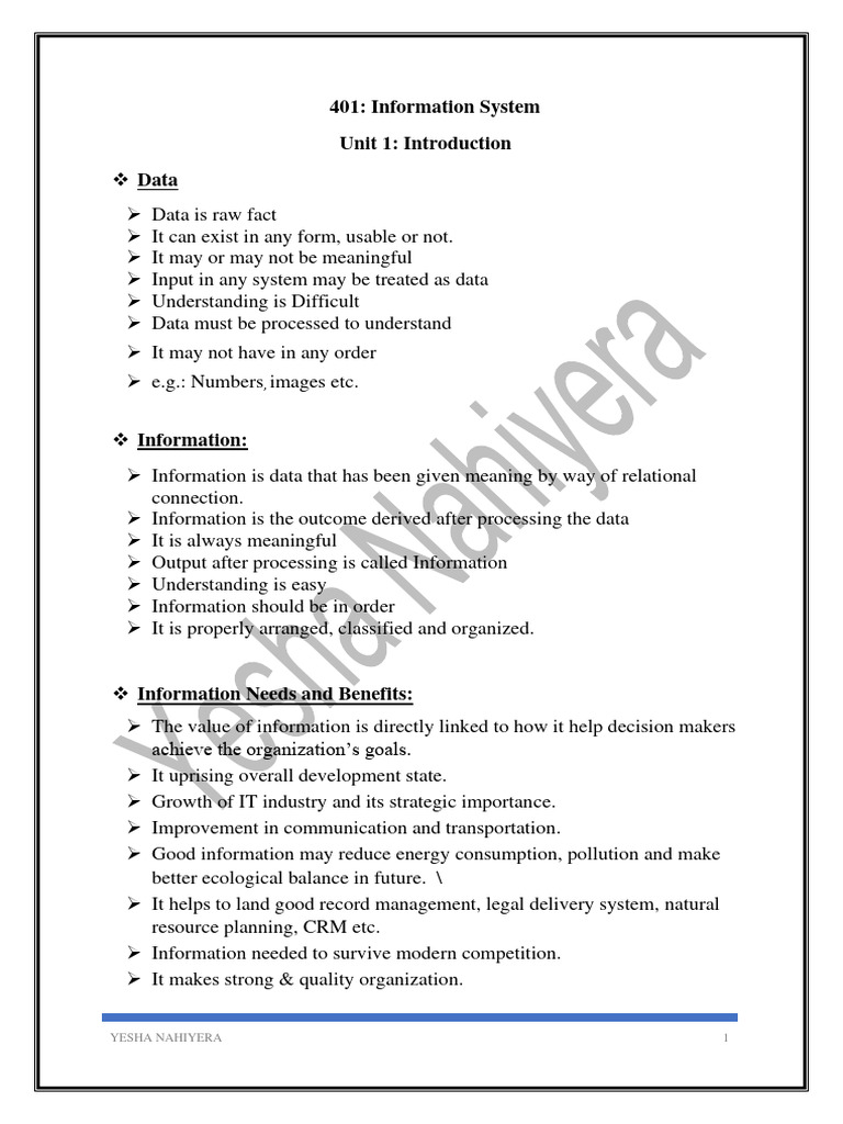 Is Unit1 | PDF | Information | Input/Output