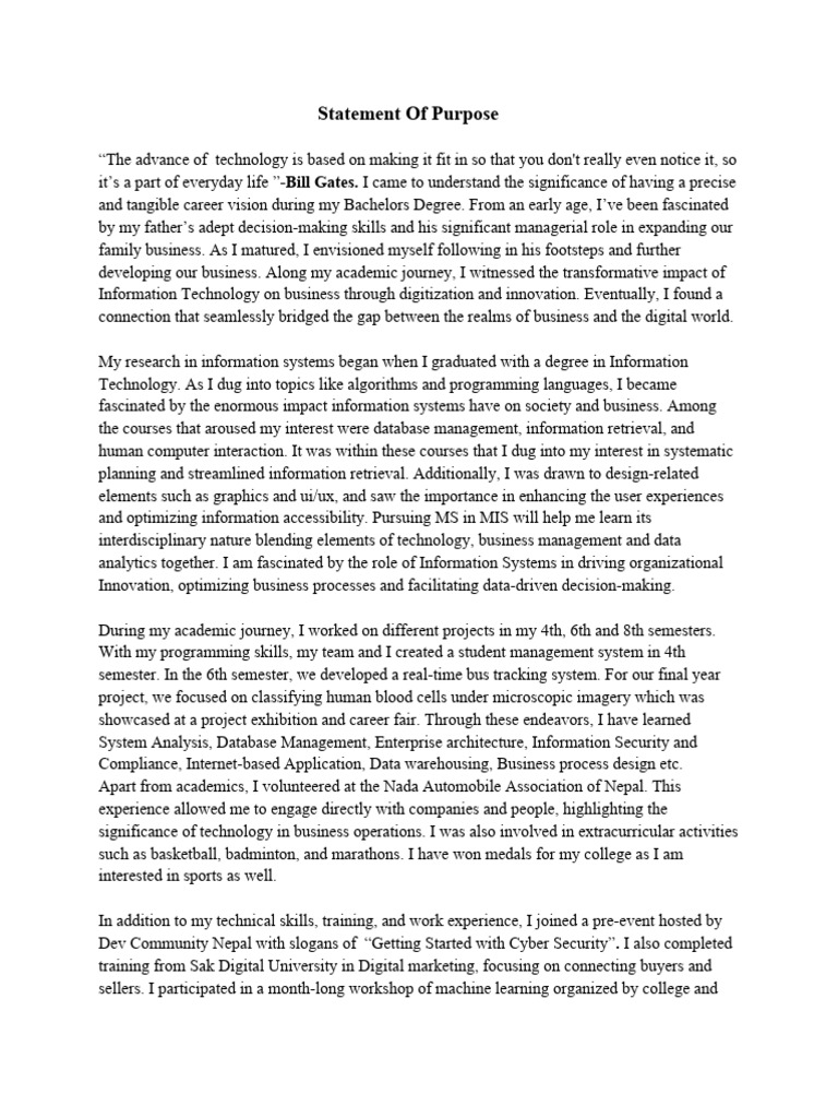 sop(final) | PDF | Information System | Information