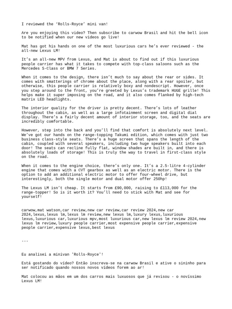 Carwow #399 | PDF | Motor Vehicle | Car