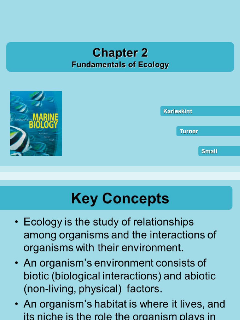 Fundamentals of Ecology | PDF