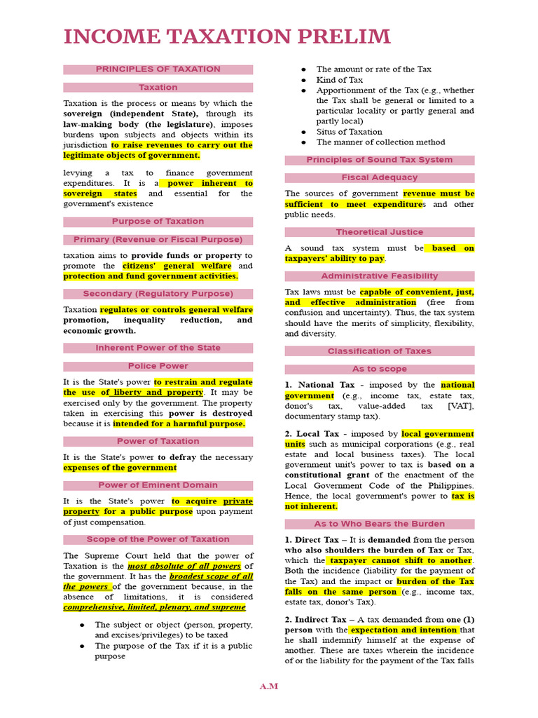 income tax | PDF | Taxes | Income Tax