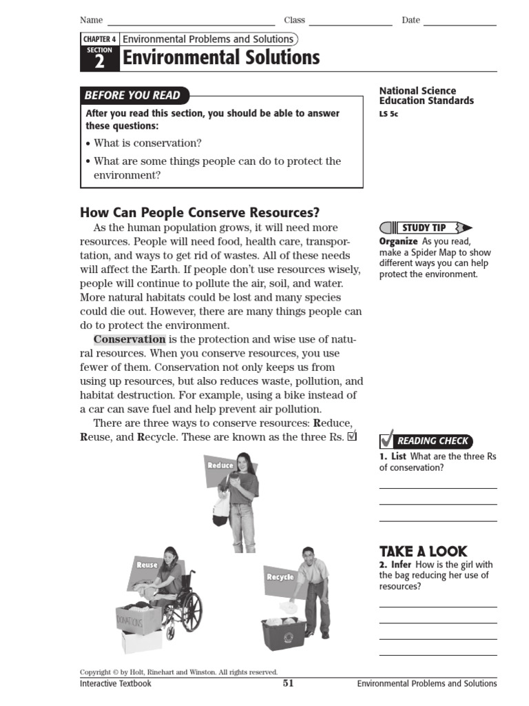 Interactive Textbook Environmental Solutions | PDF | Recycling ...