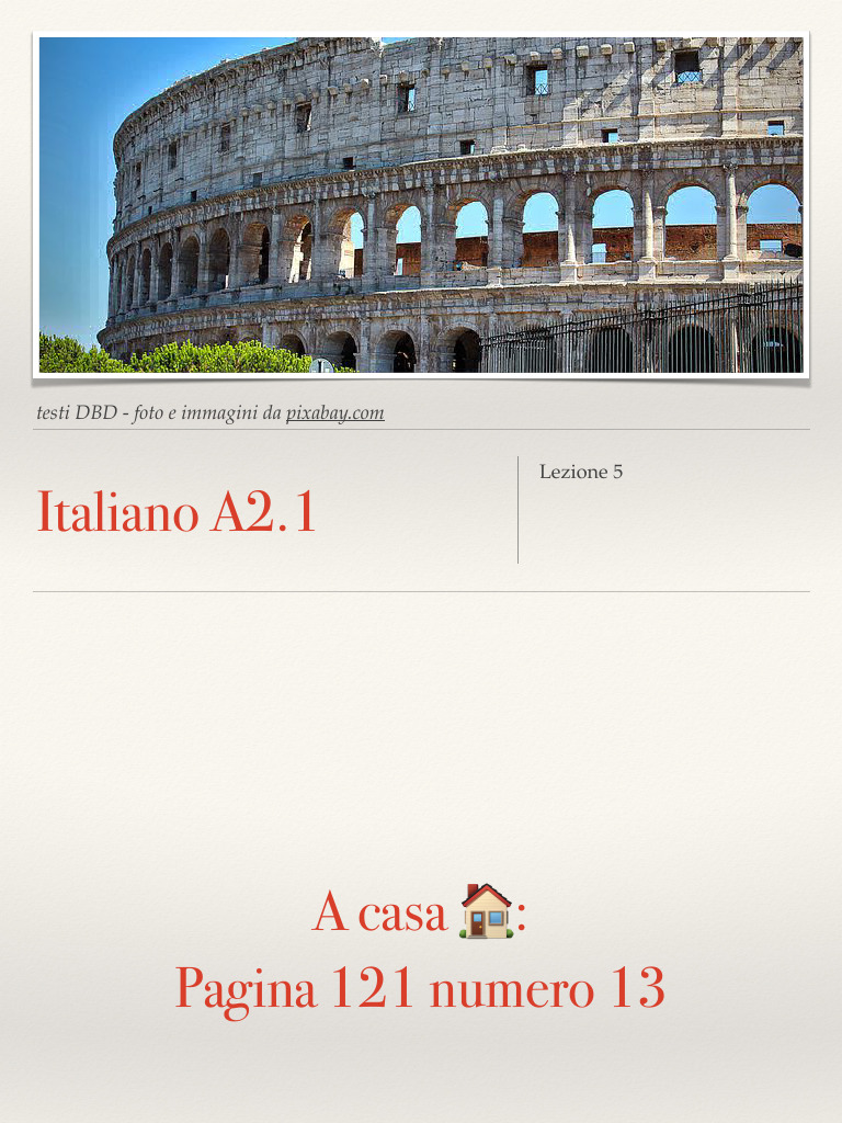 A2.1 Lezione 5 | PDF