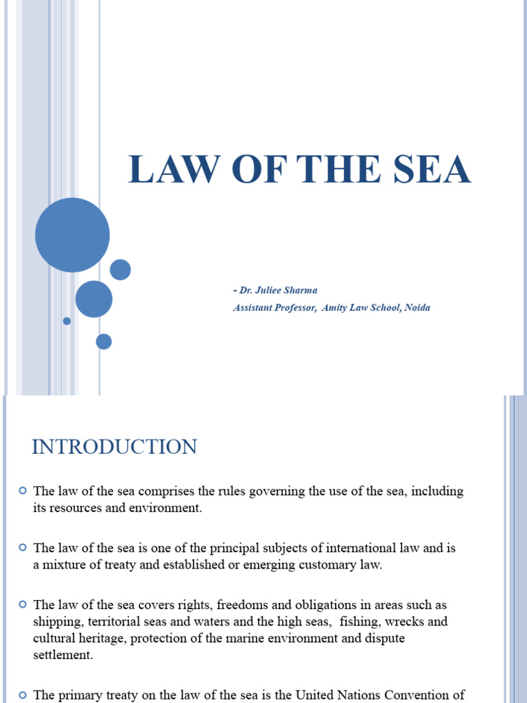 Law of The Sea | Download Free PDF | Territorial Waters | United Nations Convention On The Law ...