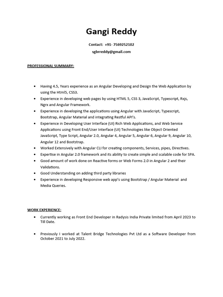 GangiReddy (5y 0m) | PDF