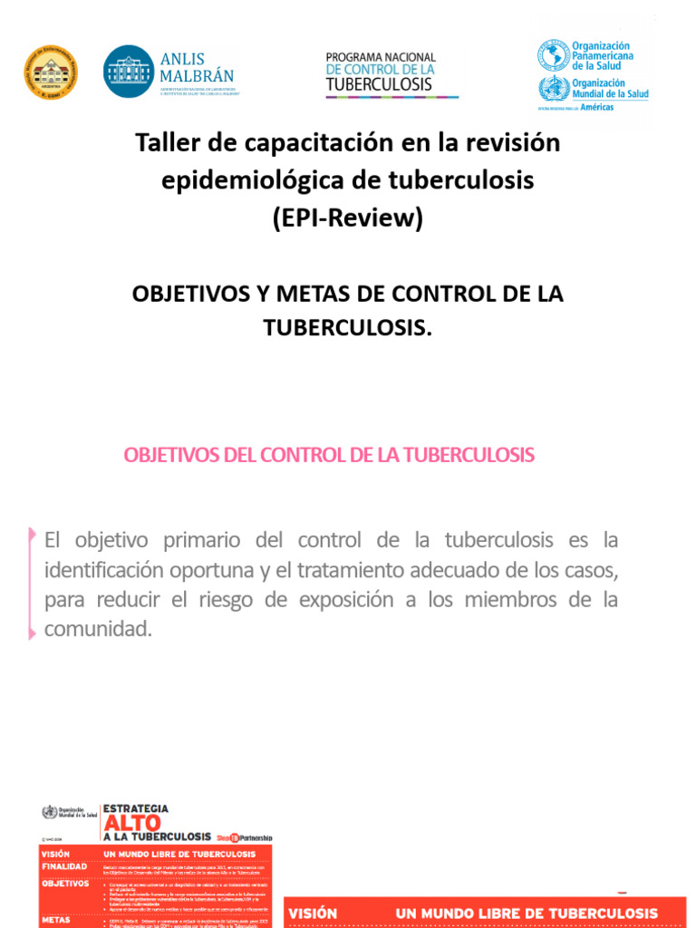 Iner - Presentacion 3 Objetivos Del Programa de TB 24 de Junio 1 | PDF ...