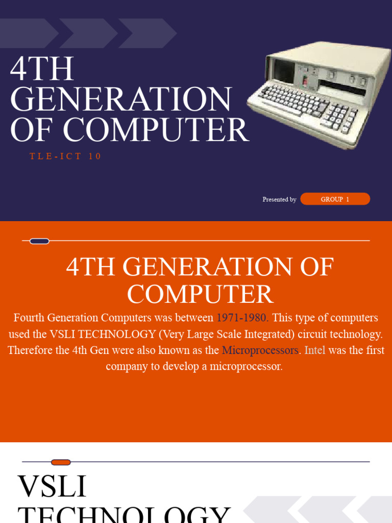 4th-generation-of-computer-1 | PDF | Integrated Circuit | Microprocessor