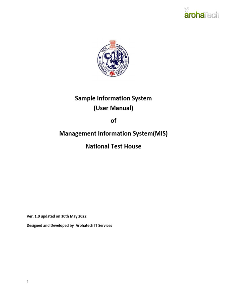 Mis User Manual For Sample Handling Pdf Menu Computing Laboratories